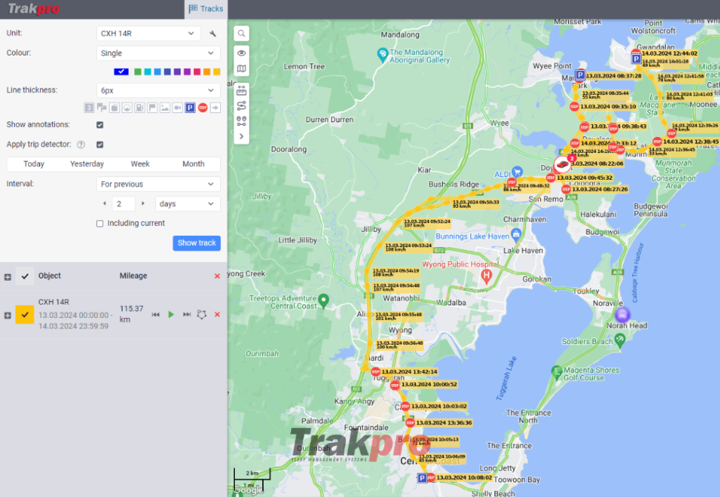 Features – Trakpro