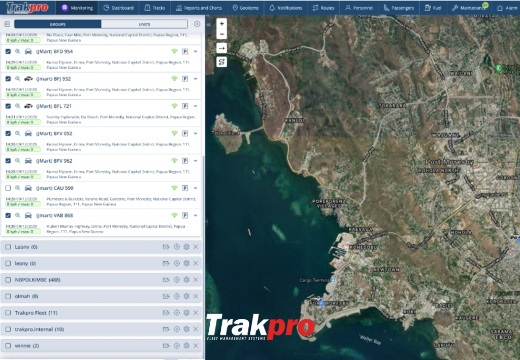 Trakpro – Telematics Fleet Management Services